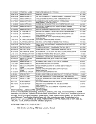 Resume- CWO4 James East | DOC