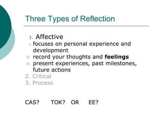 EE TOK and CAS Reflection at St. Robert.ppt (1) | PPTX