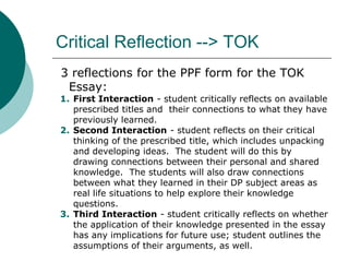 EE TOK and CAS Reflection at St. Robert.ppt (1) | PPTX