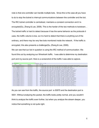 Botnet Command and Control Structure | PDF