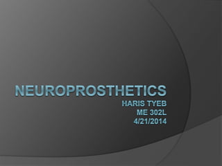 NEUROPROSTHETICS | PPTX