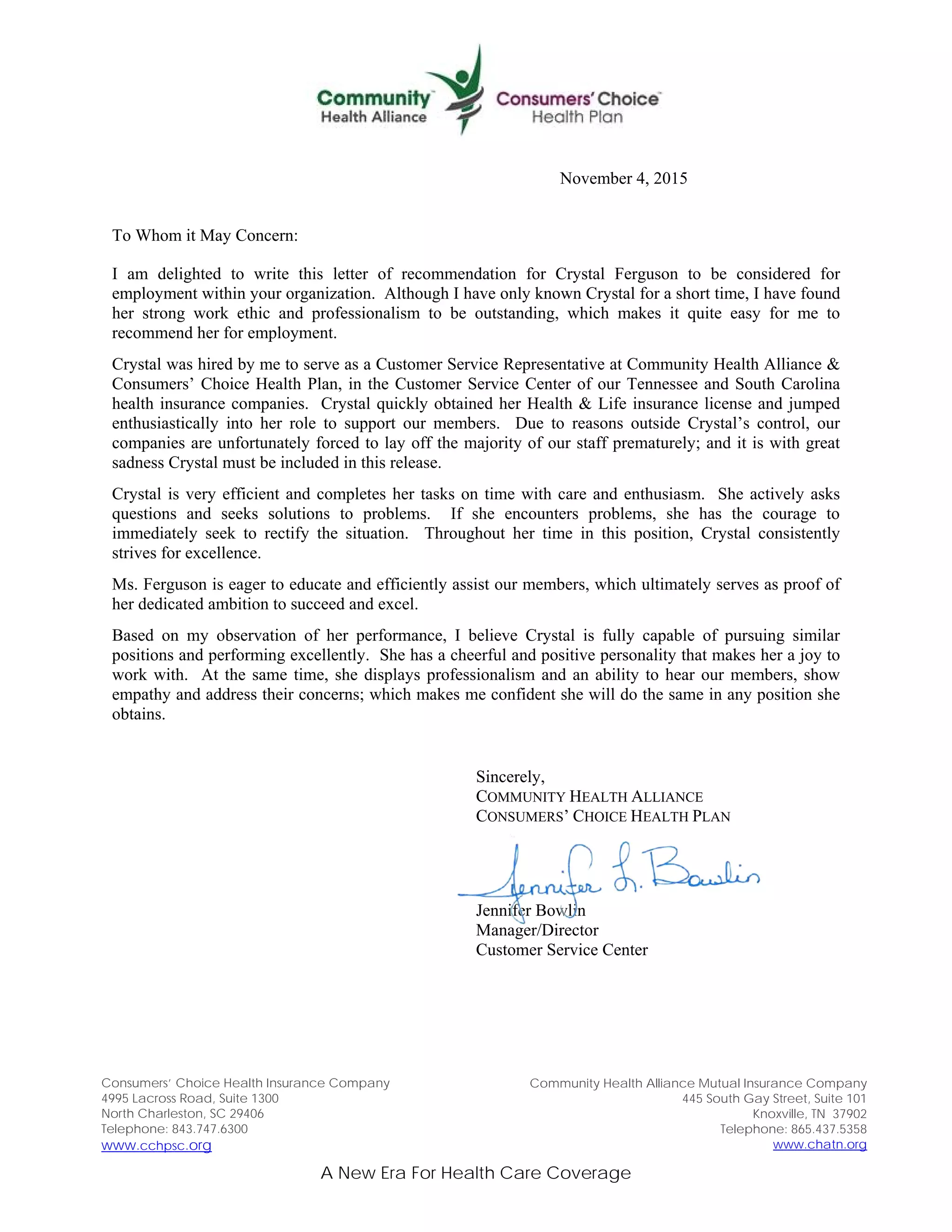 Recommendation Letter | PDF