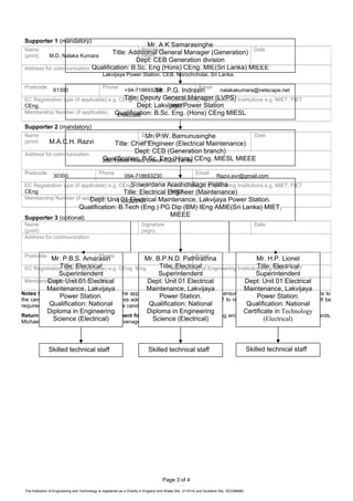 CEng Application 2015-7 final corrected OK | DOC