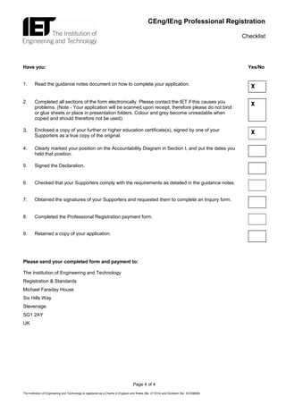 CEng Application 2015-7 final corrected OK | PDF