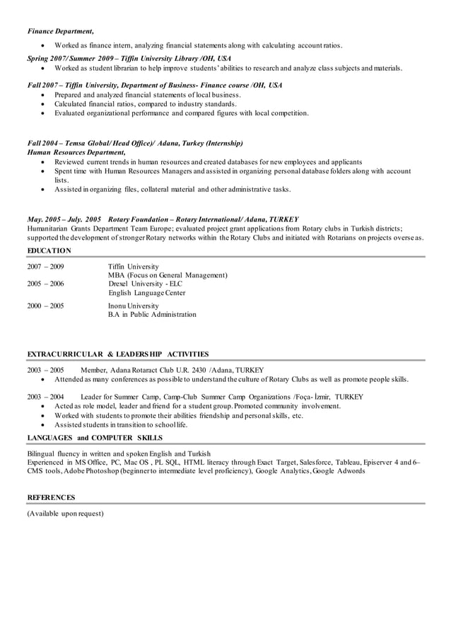 osman gulecyuz resume | PDF