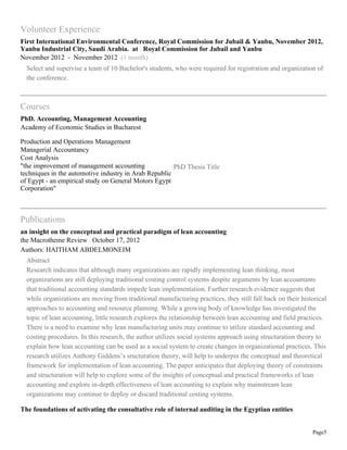 CV HAITHAM ABDELMONEIM | PDF