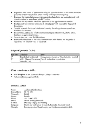 Archana Sap consultant | PDF