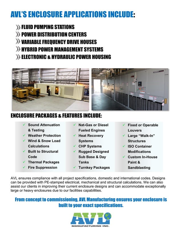 AVL Custom Enclosures | PDF | Manufacturing Industry | Industries