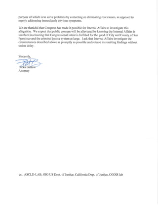 sfpd final coverdell | PDF