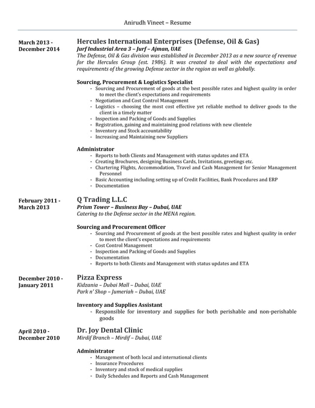 CV - Anirudh Vineet | PDF