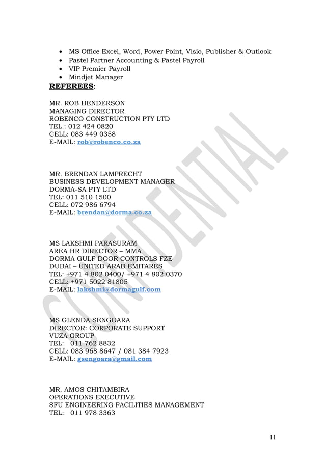 MERCY C MHURA UPDATED - REASONS | DOC | Human Resources | Business