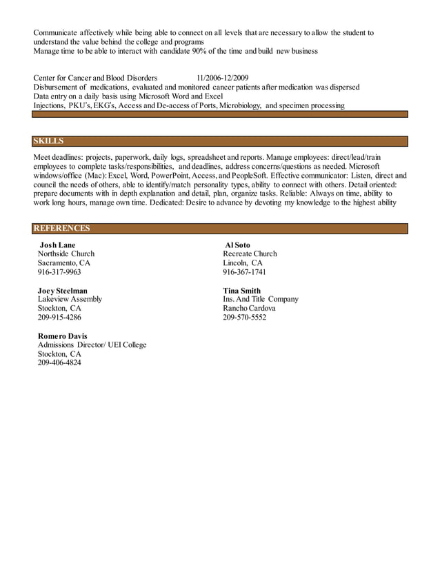 Tony Resume 2016 UPDATED | DOCX | College Education | Education