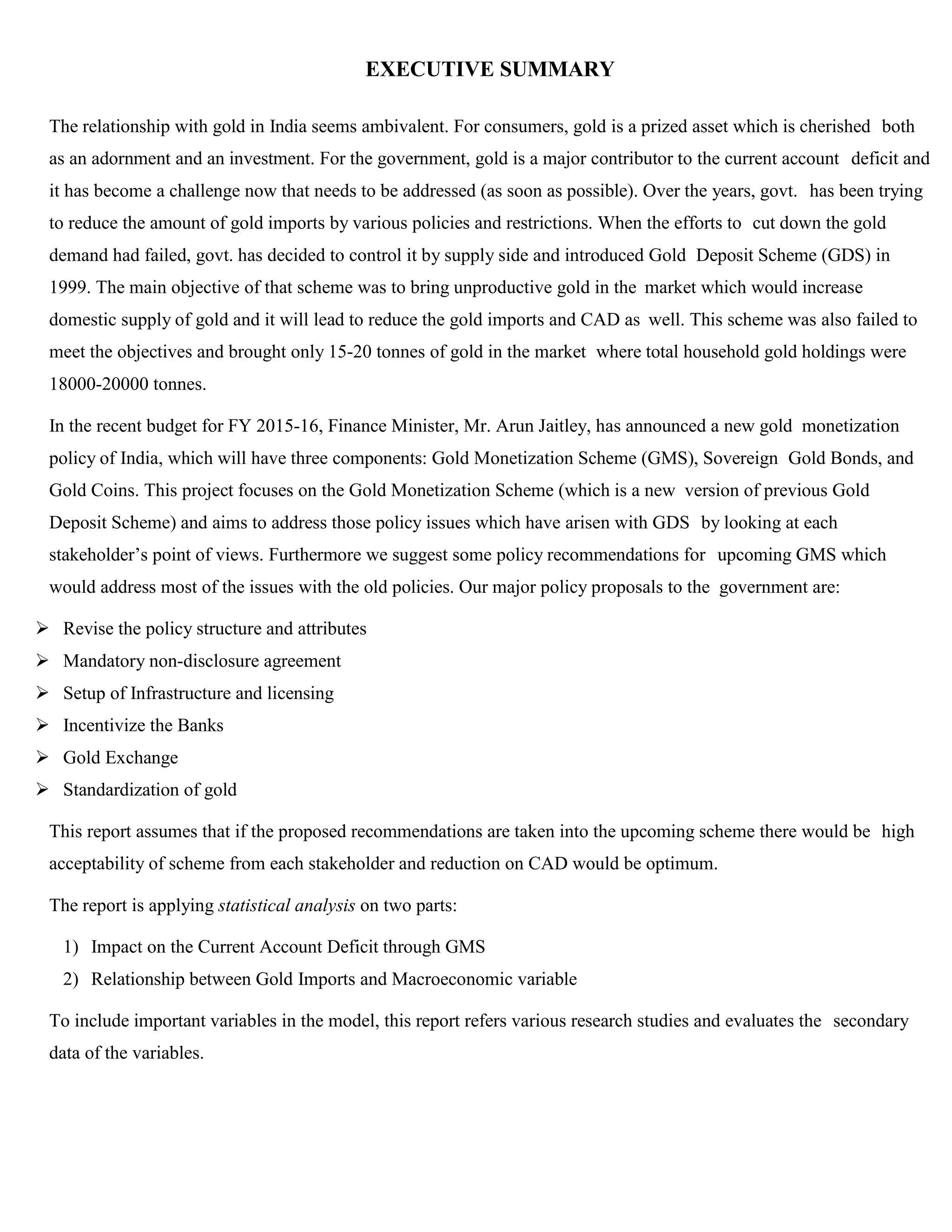 Summer Internship Report (Summary) | PDF