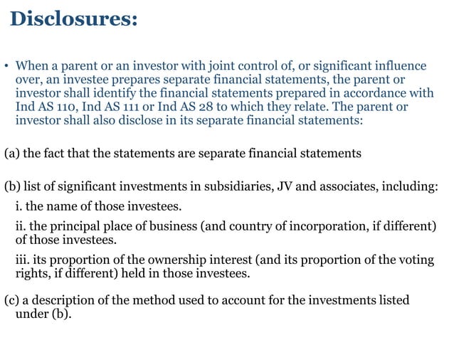 Separate Financial Statements by CA Alok Garg | PDF | Stocks and Bonds ...