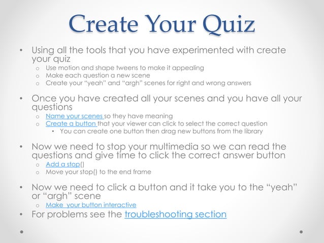 How_to_make_ your_ quiz_interactive | PPT