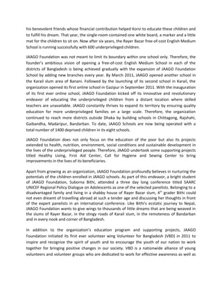 Story of JAAGO | DOC | Debated Sensitive Social Issues | Sensitive Topics