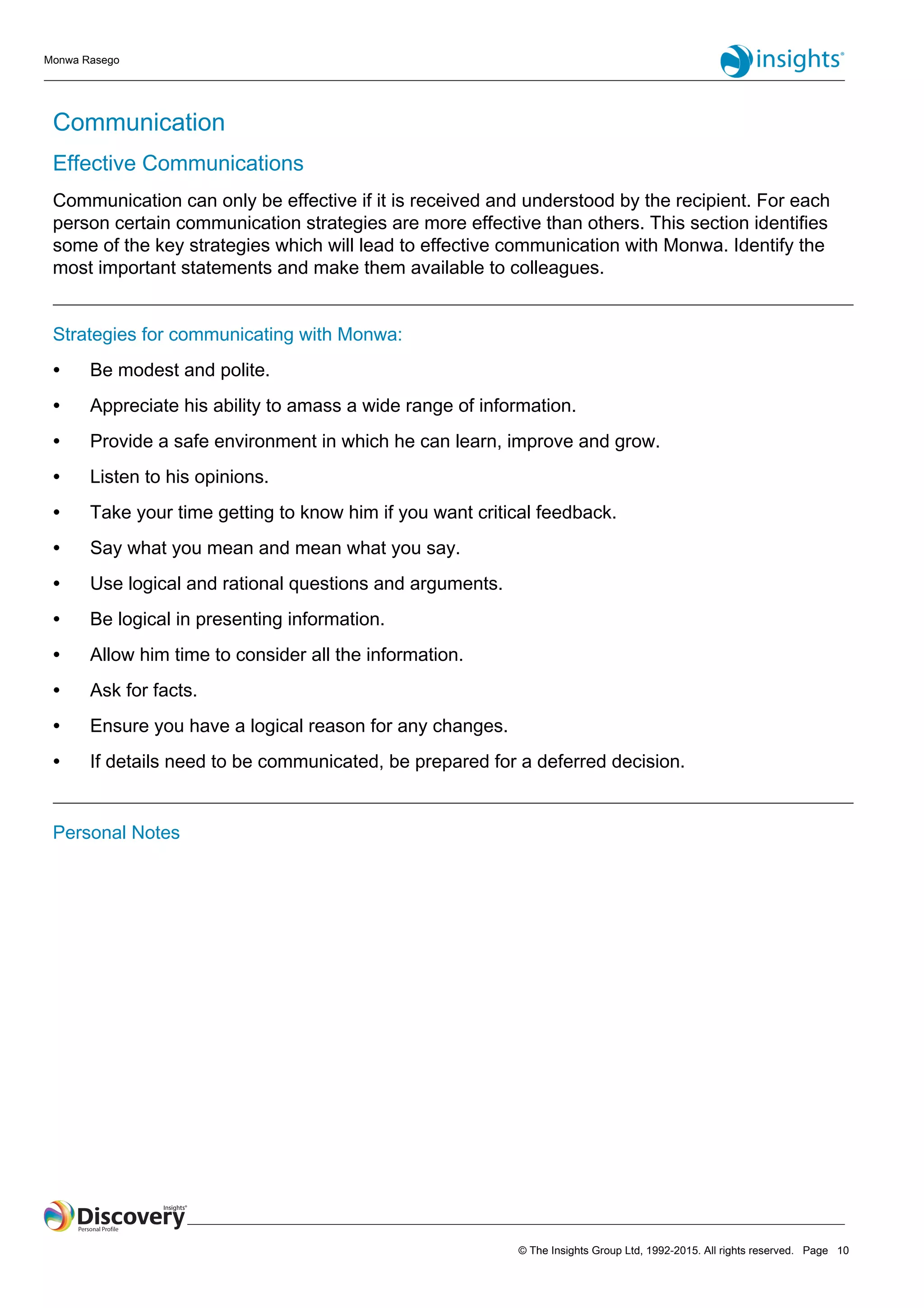 MonwaRasego - 153 Creative Observing Coordinator (Accommodating) | PDF