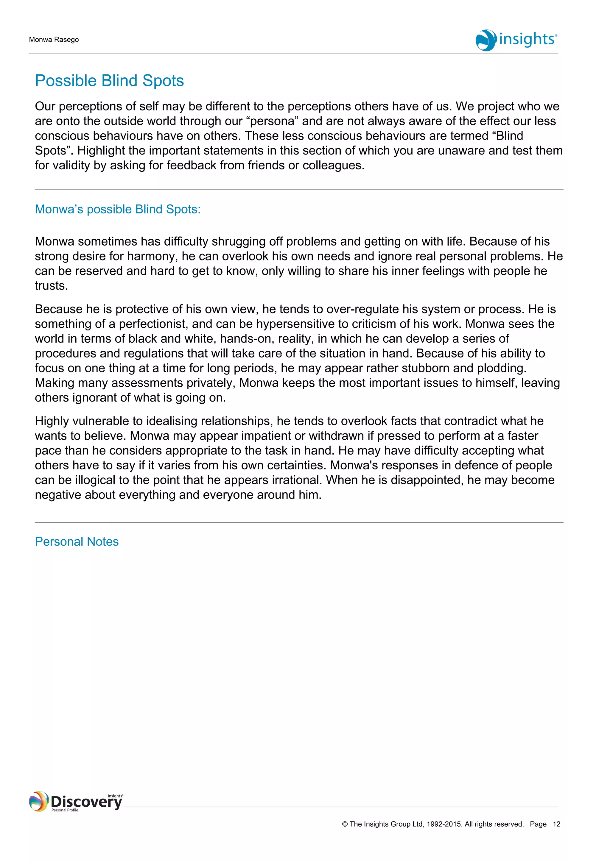 MonwaRasego - 153 Creative Observing Coordinator (Accommodating) | PDF