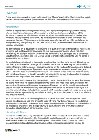 MonwaRasego - 153 Creative Observing Coordinator (Accommodating) | PDF