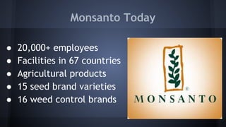 Monsanto Presentation | PDF