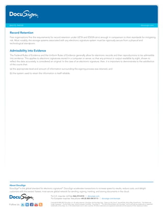 The Legality of Electronic Signatures | PDF | Law