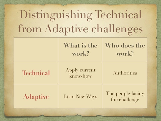 technicalvsadaptive