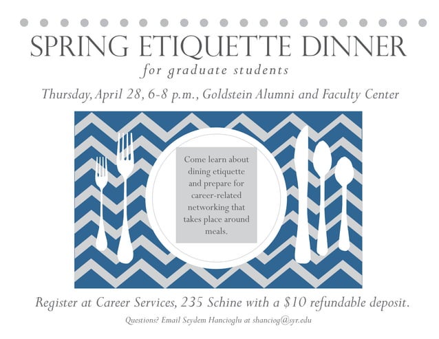 Etiquette Dinner Flyer v6 copy | PDF