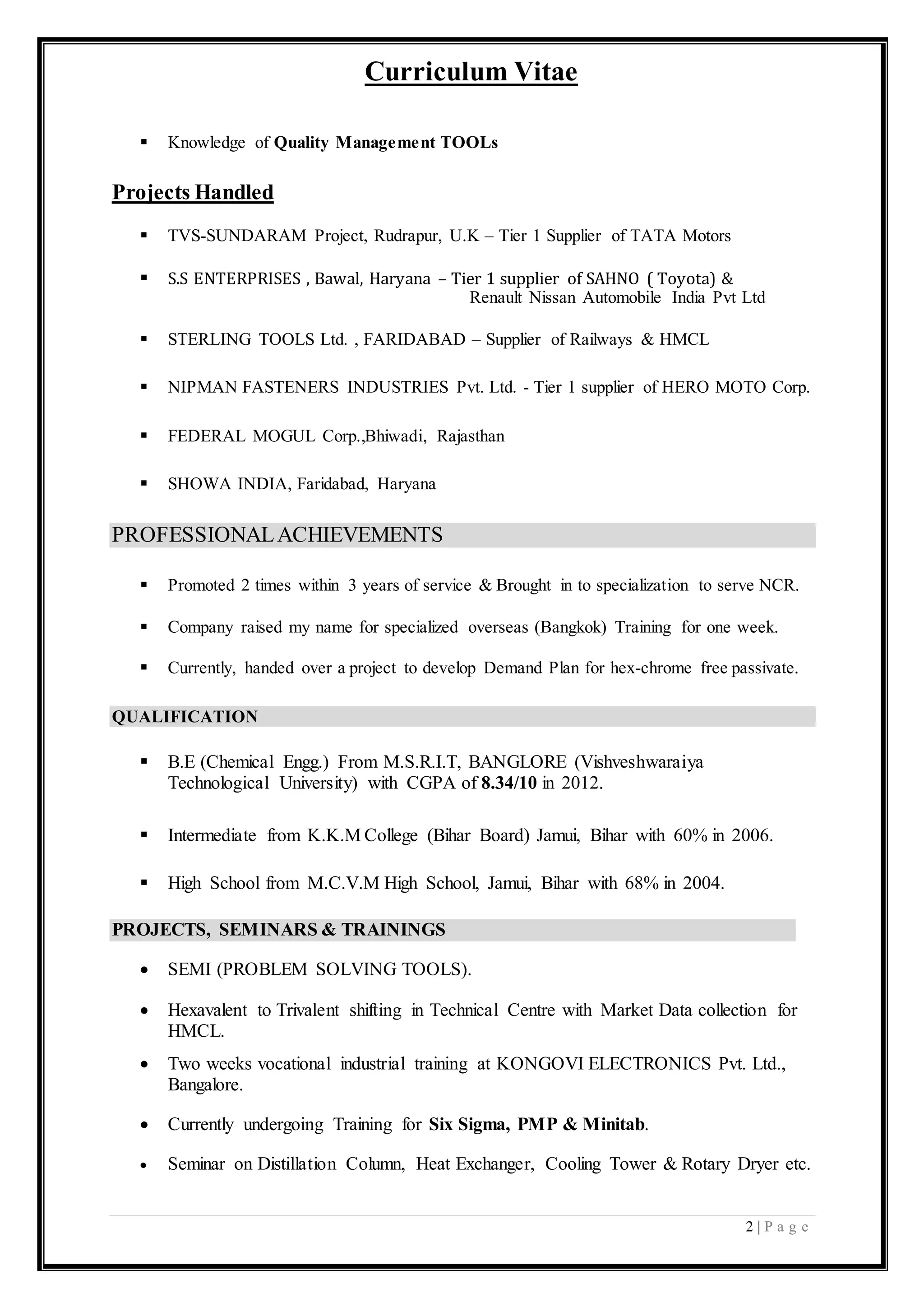 SHANTANU Resume | DOCX