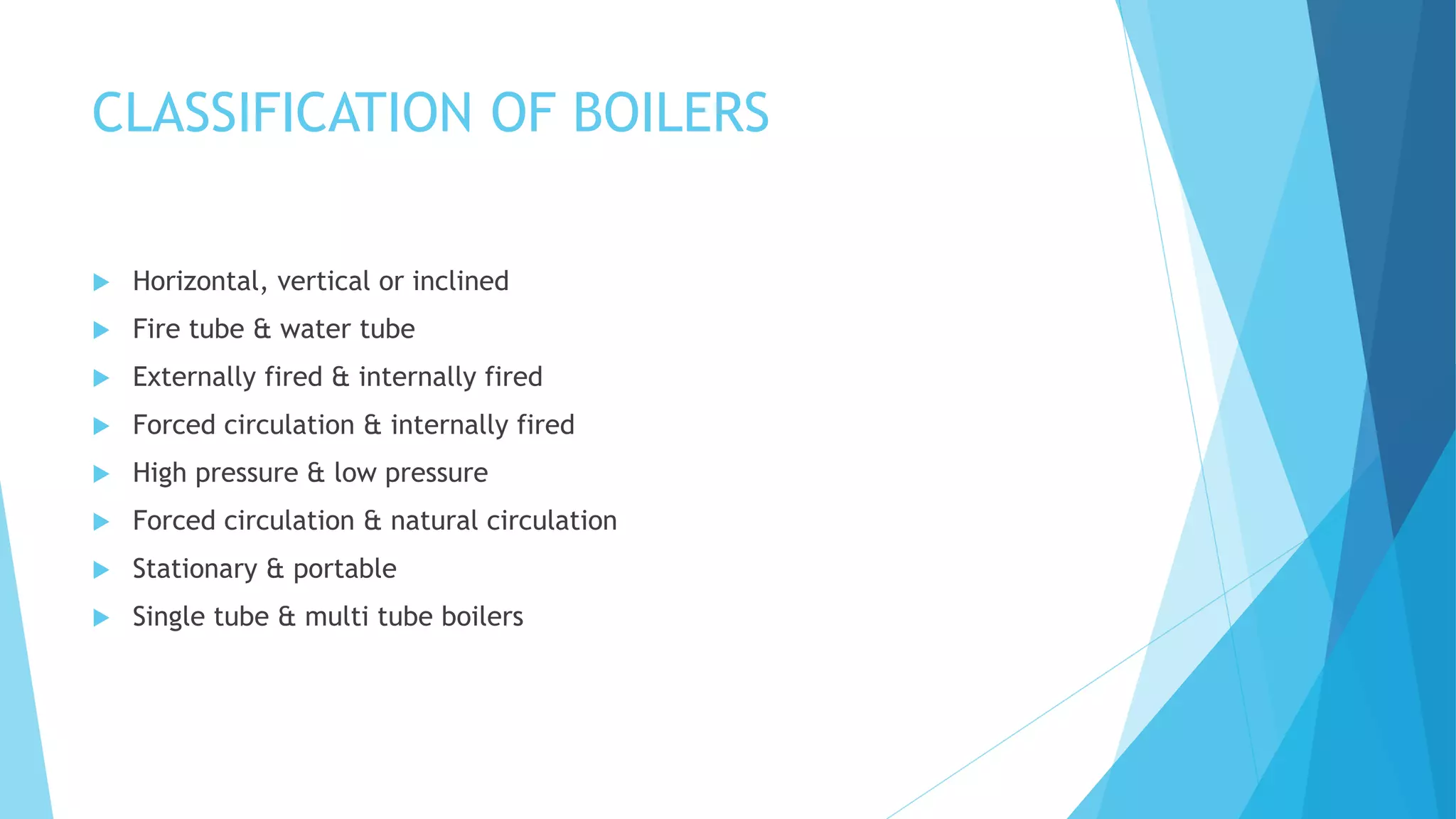 Boiler presentation | PPTX