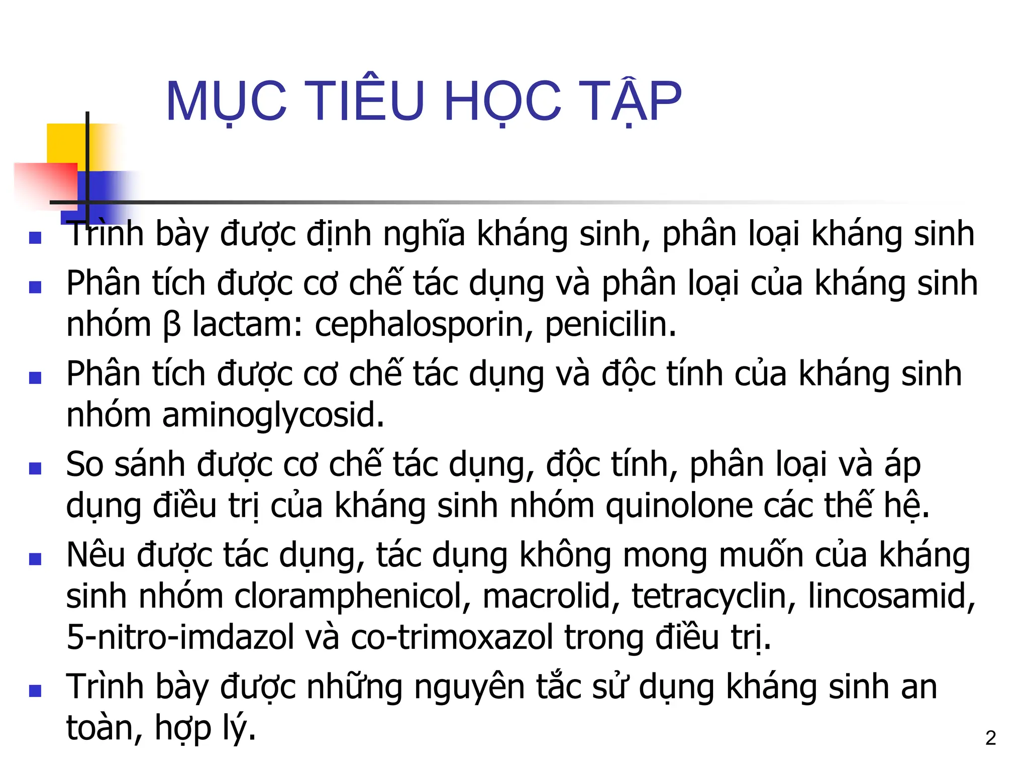 B9 THUỐC KHÁNG SINH.pdf cần bác sĩ đọc nhiều | PDF