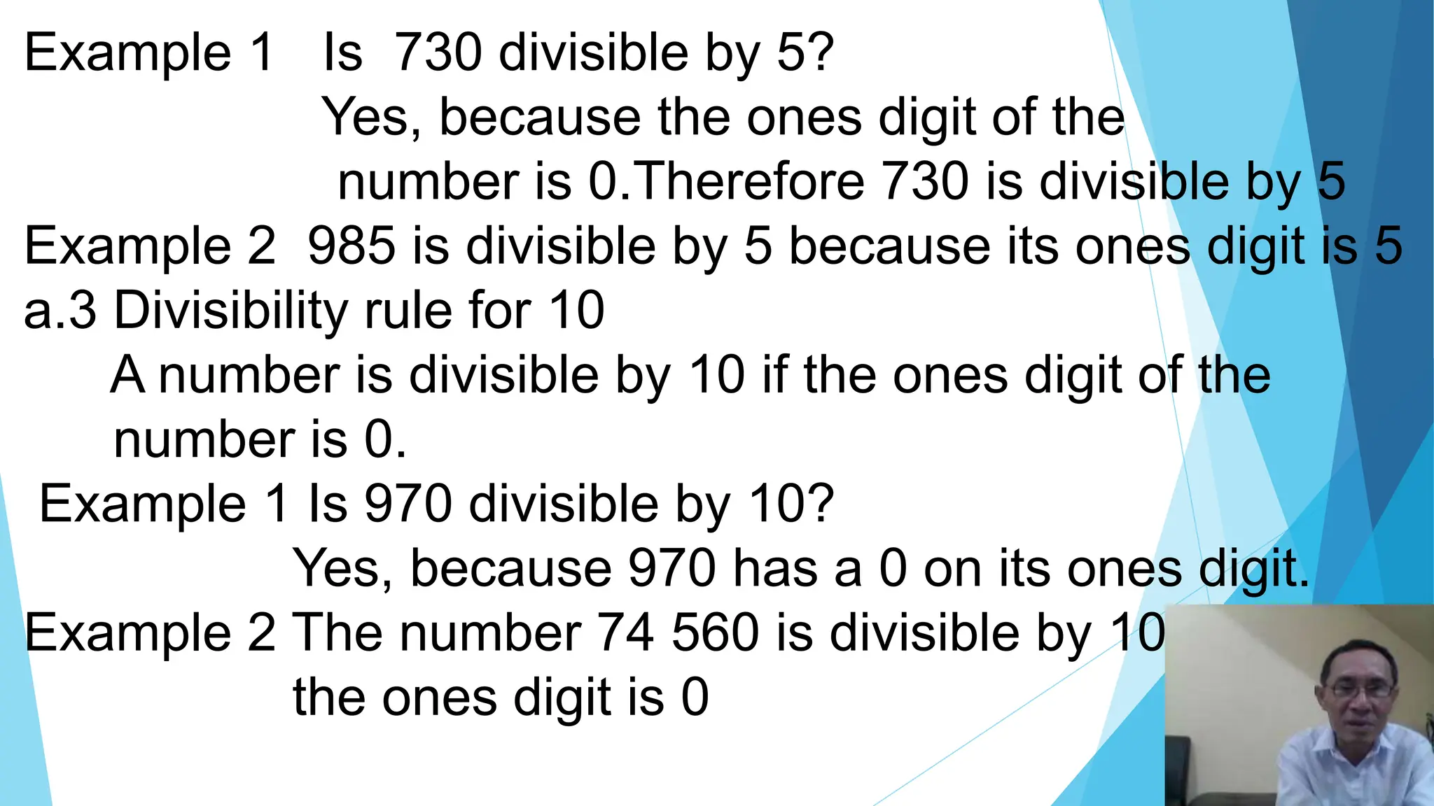 Presentation1.pptx Divisibility Rules Grade 5 | PPTX
