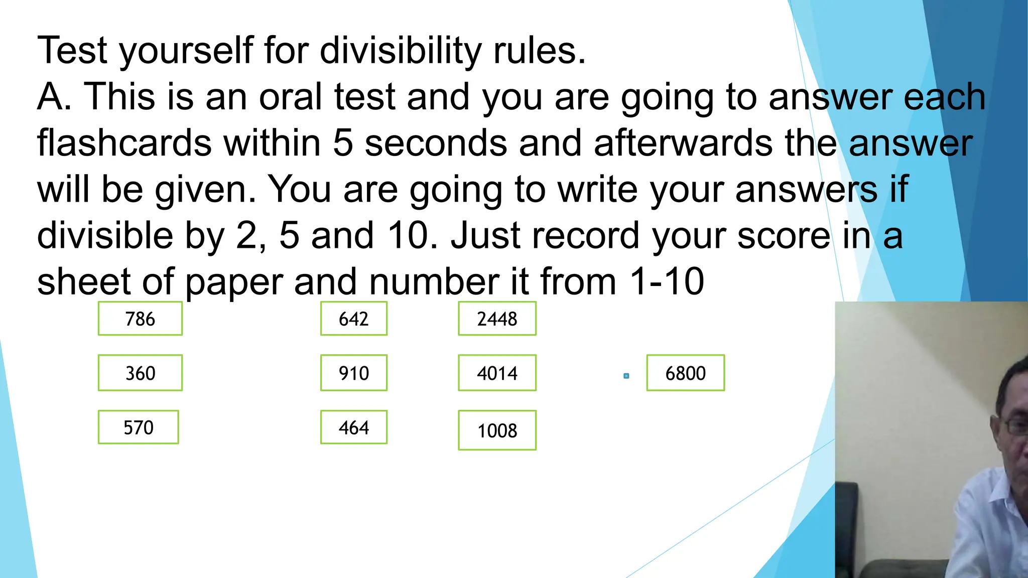 Presentation1.pptx Divisibility Rules Grade 5 | PPTX