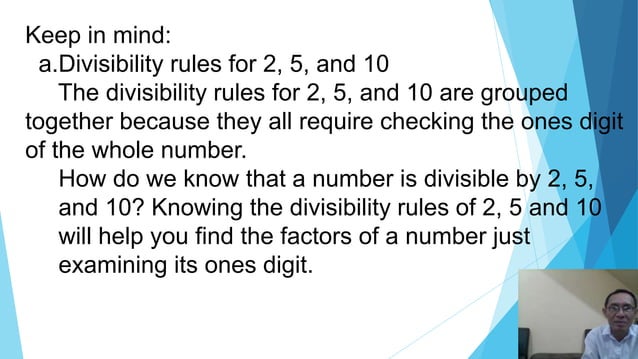 Presentation1.pptx Divisibility Rules Grade 5 | PPTX | Education