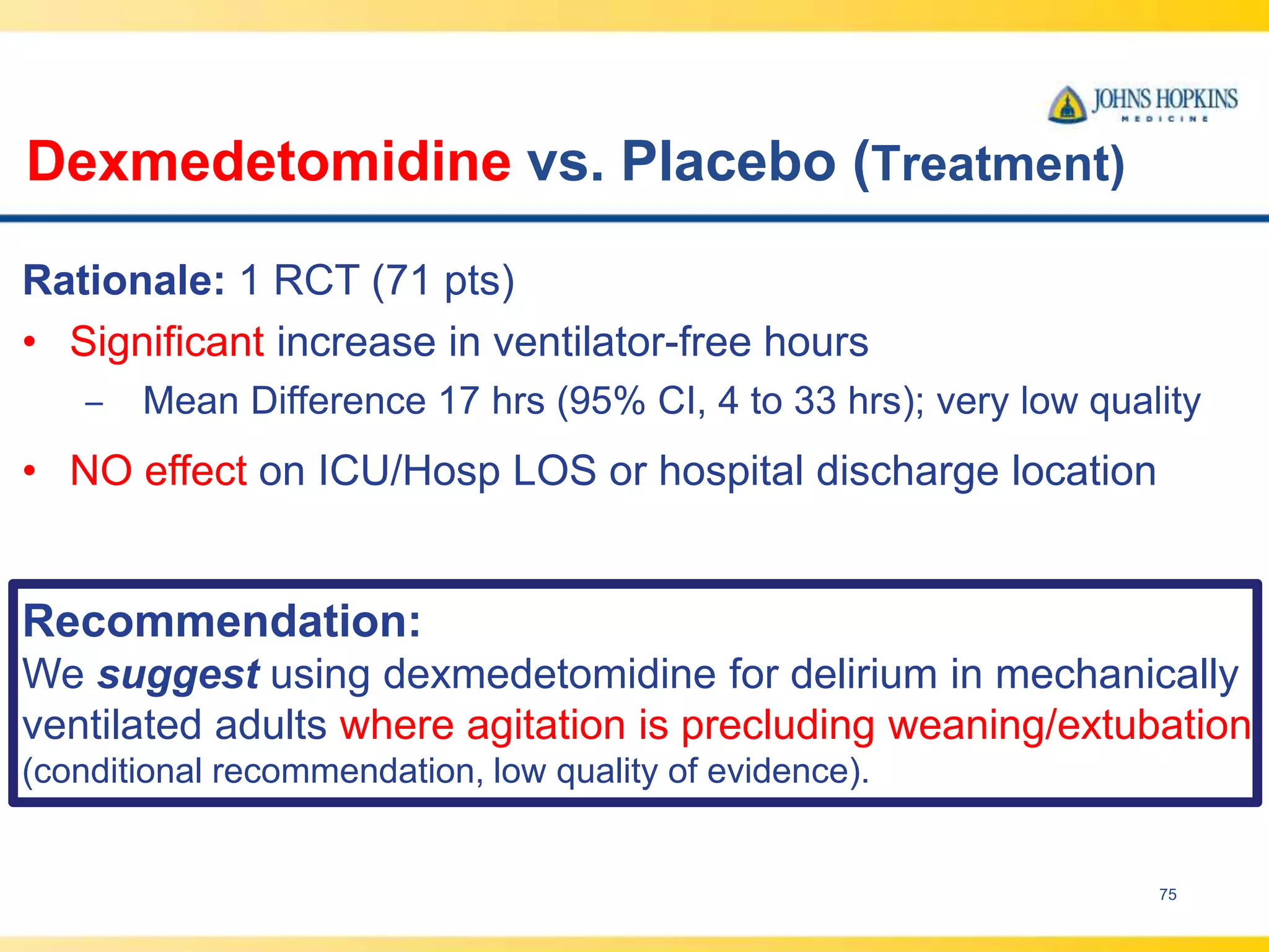 The New 2018 SCCM PADIS Guidelines: Quick Hits of Recommendations for ...