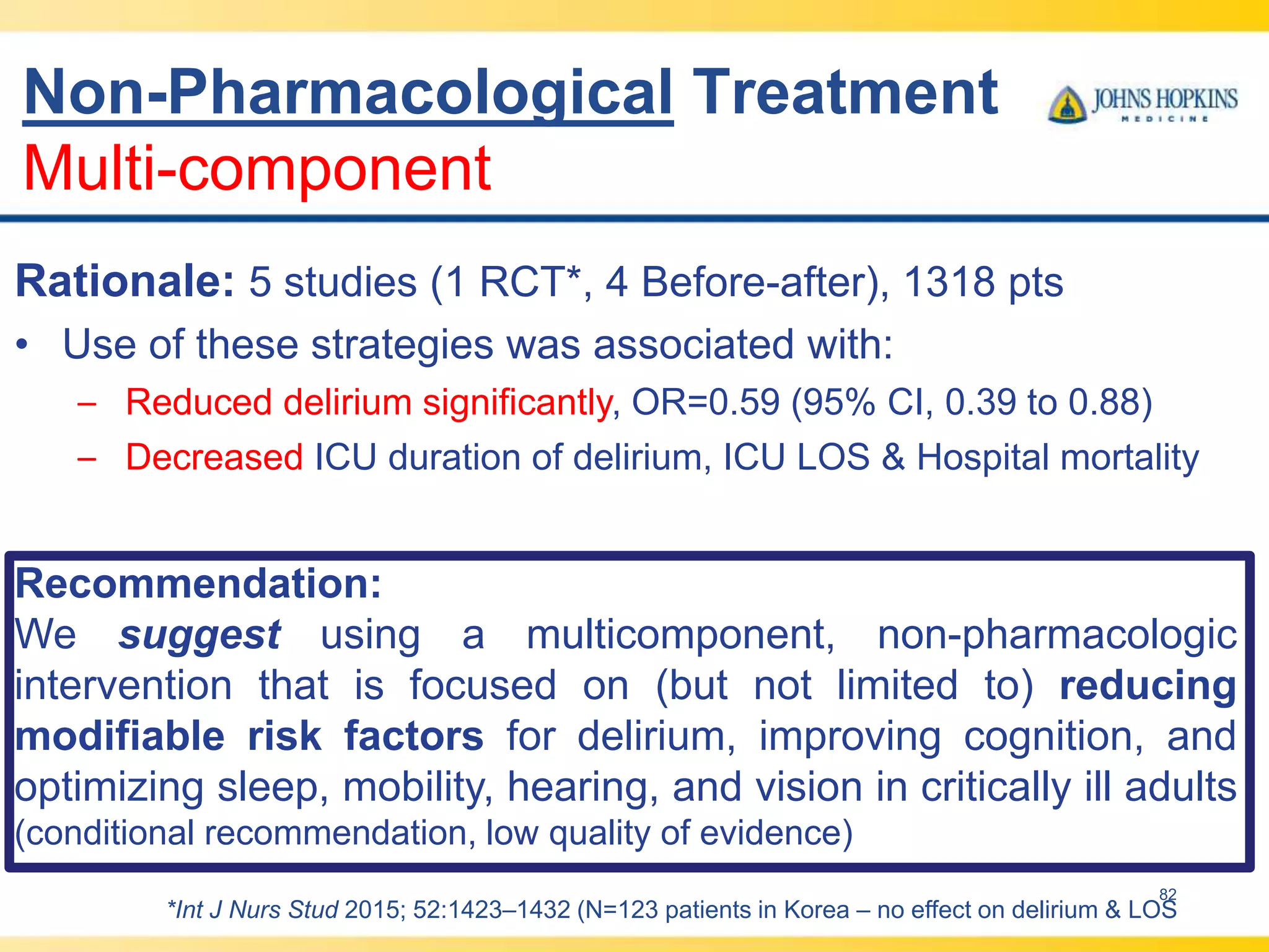 The New 2018 SCCM PADIS Guidelines: Quick Hits of Recommendations for ...