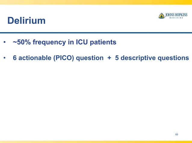 The New 2018 SCCM PADIS Guidelines: Quick Hits of Recommendations for ...