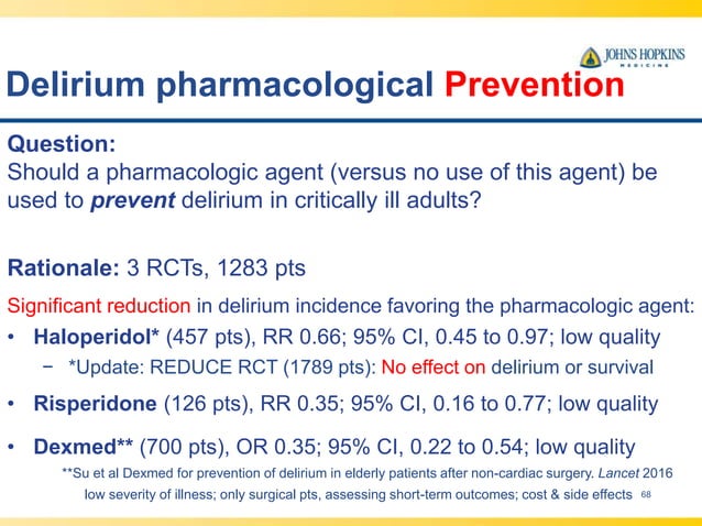 The New 2018 SCCM PADIS Guidelines: Quick Hits of Recommendations for ...