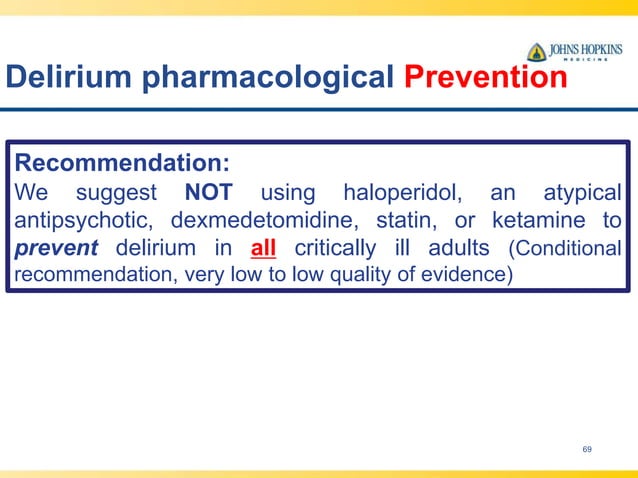 The New 2018 SCCM PADIS Guidelines: Quick Hits of Recommendations for ...