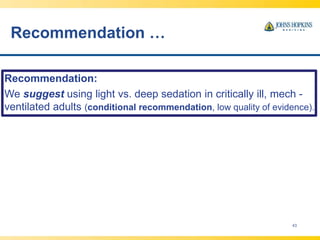 The New 2018 SCCM PADIS Guidelines: Quick Hits of Recommendations for ...