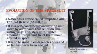 Space suits | PPTX