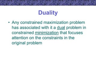 Constrained Maximization | PPT