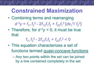 Constrained Maximization | PPT