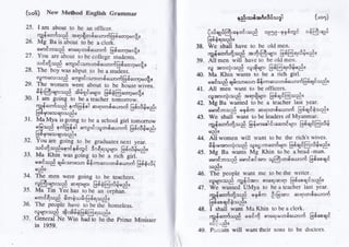New Method English Grammar နည်းသစ် အင်္ဂလိပ်သဒ္ဒါ - အရှင်သုမန BA | PDF