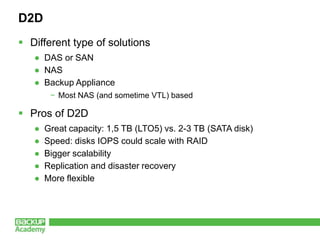 Basic principles of backup policies by Andrea Mauro, Backup Academy | PPT