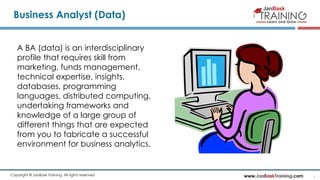 What Is A Career Opportunities In Business Analytics? | PDF