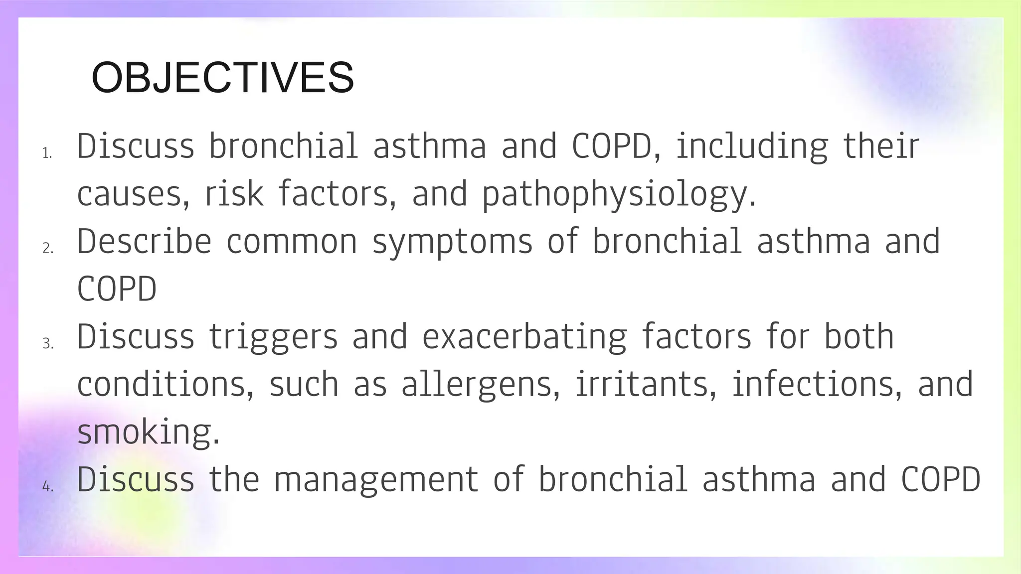 Bronchial asthma and Chronic Obstructive Pulmonary disease.pptx