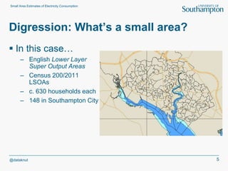 Small Area Estimation as a tool for thinking about spatial variation in ...