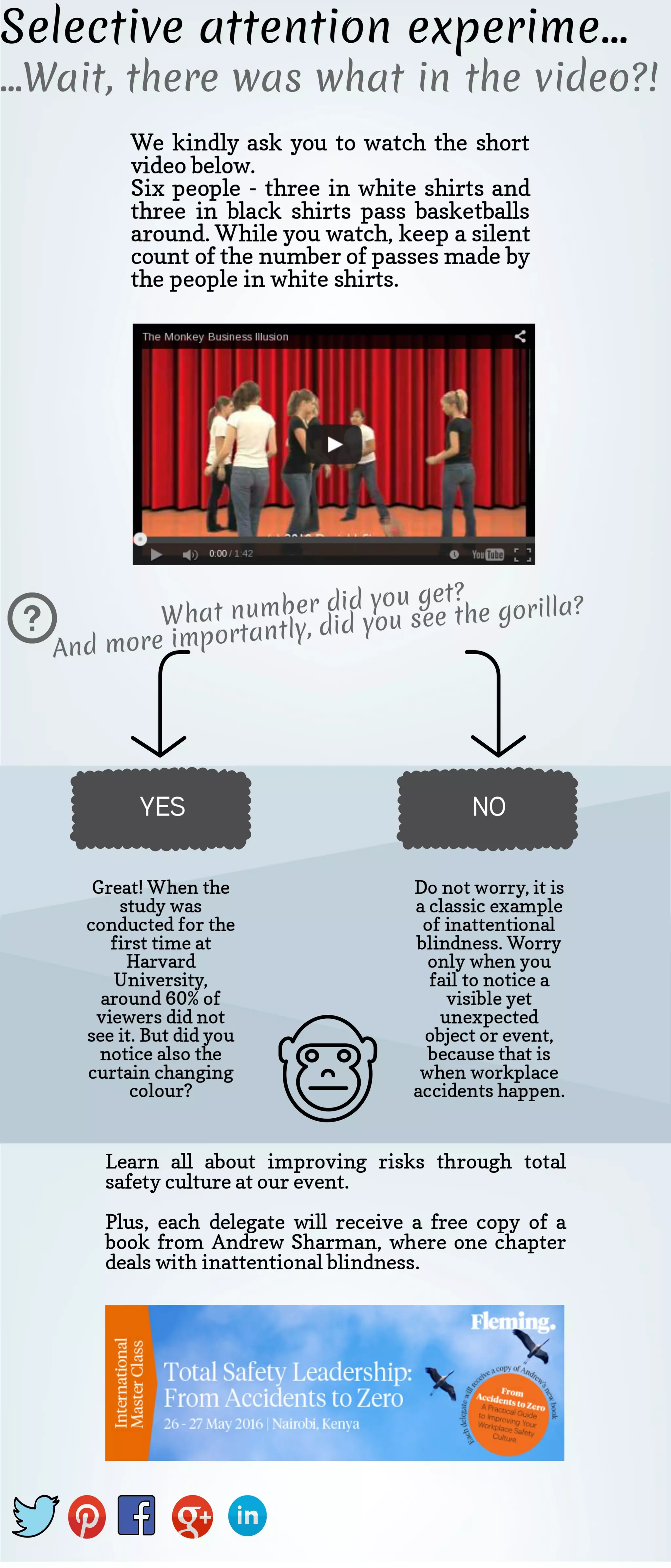 The selective attention experiment | PDF