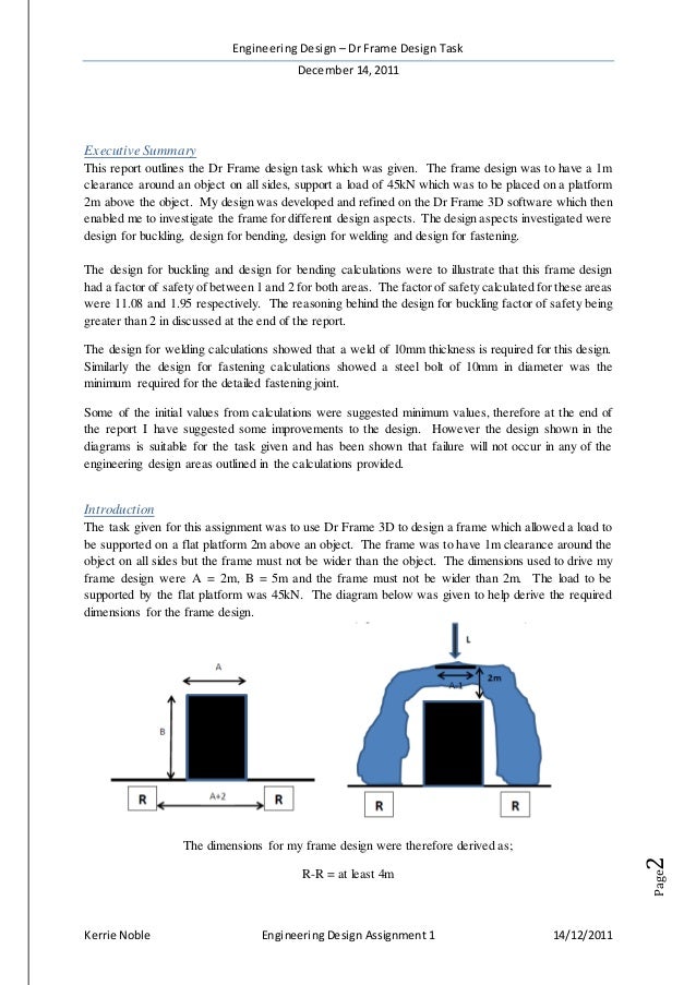 Engineering Design Assignment