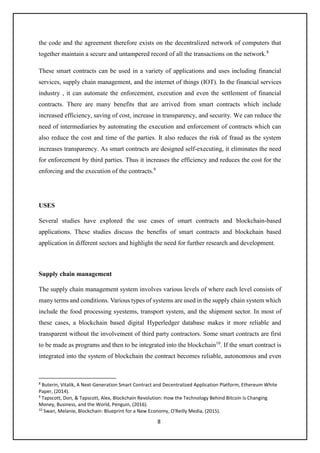 smart contracts research paper | DOCX